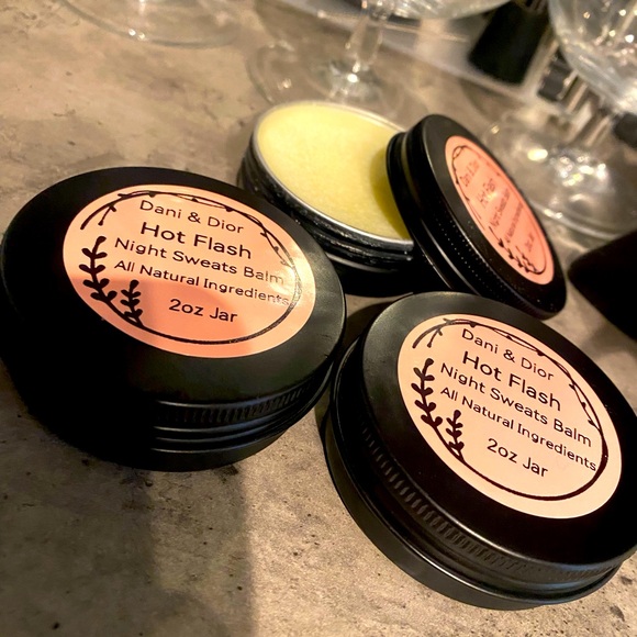 Skincare | Hot Flash Night Sweats Balm Quantity 1 2oz Jar Homemade ...